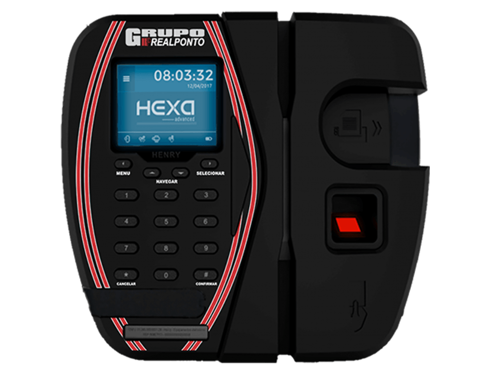 Relógio Hexa Advanced | Relógios de Ponto Digital | Produtos | RealPonto
